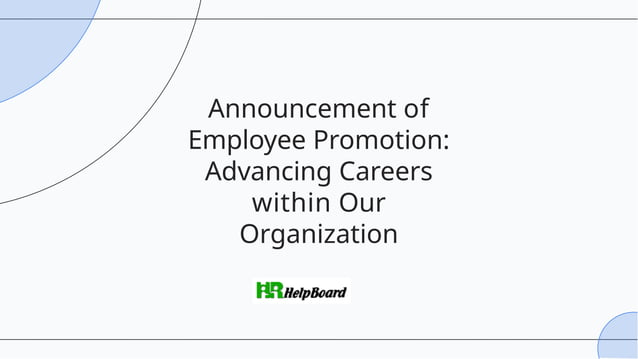 Promotion Letter to Employee, Promotion Letter Sample | PPTX