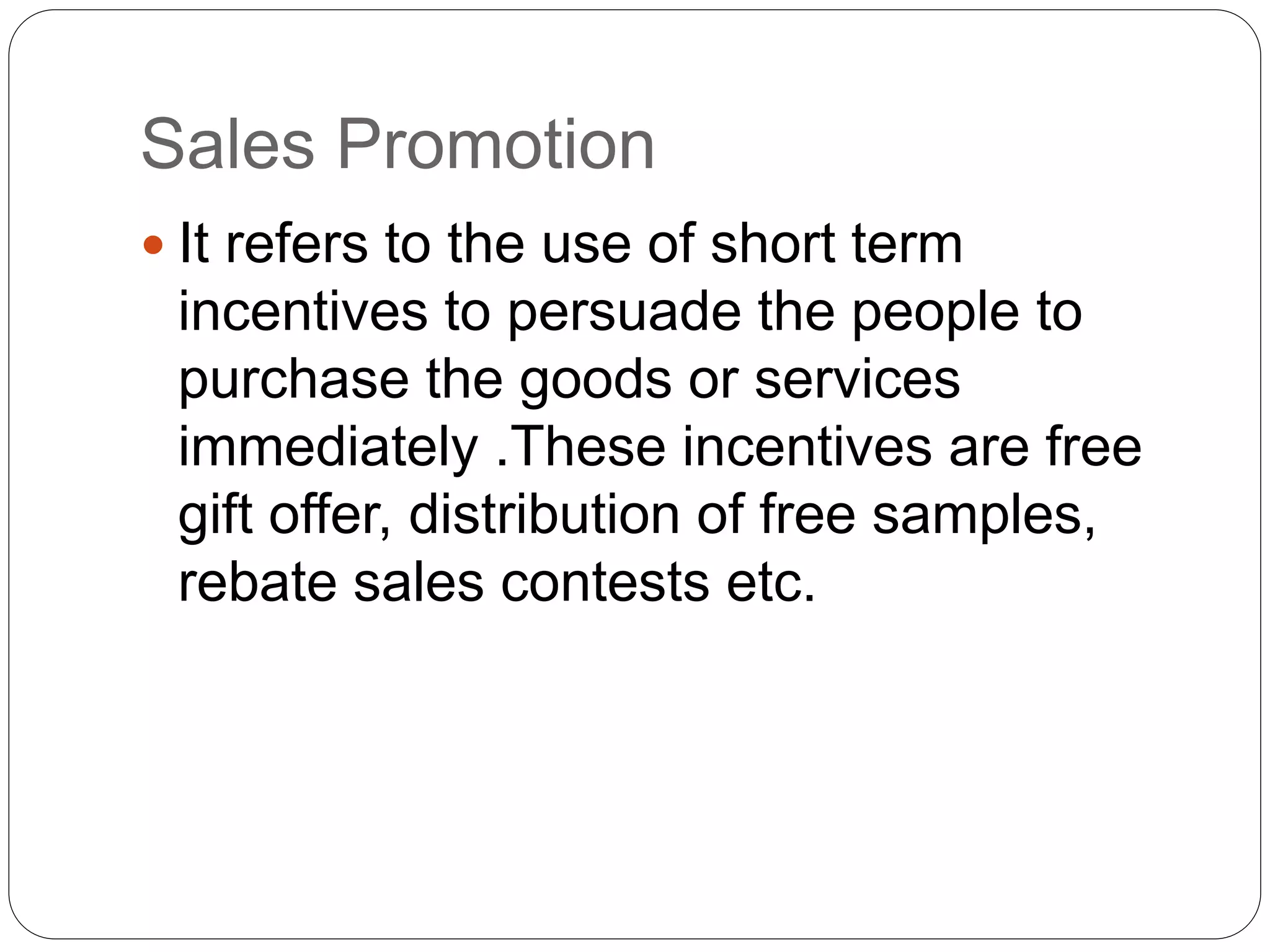 Promotion; meaning, definition, concept, elements, importance and ...