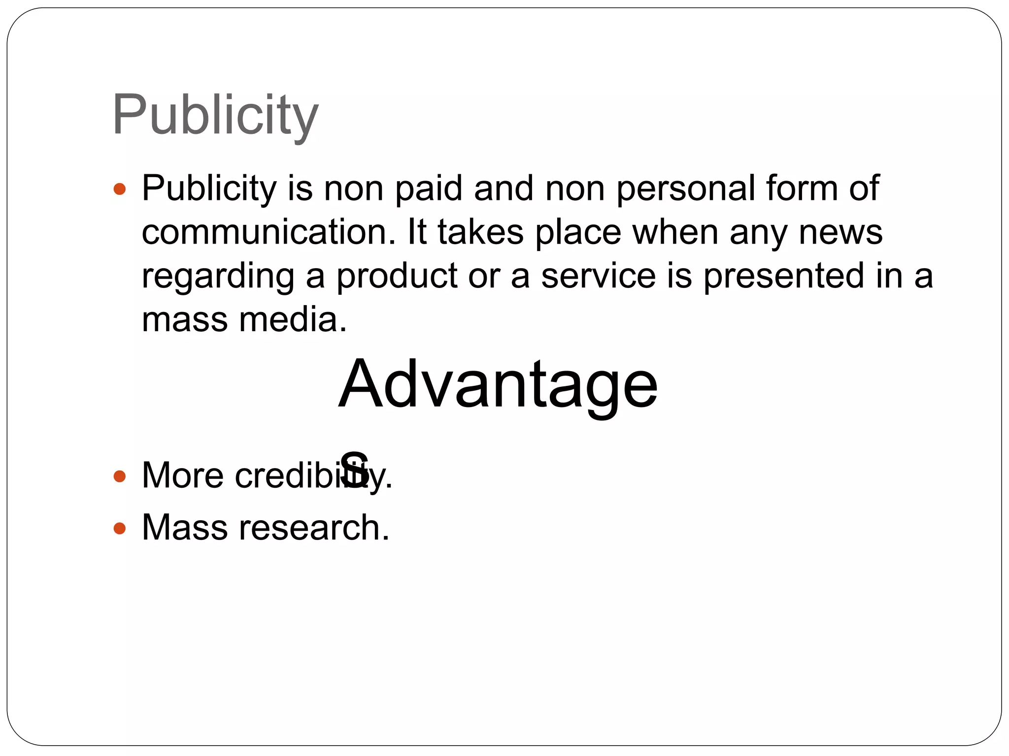 Promotion; meaning, definition, concept, elements, importance and ...