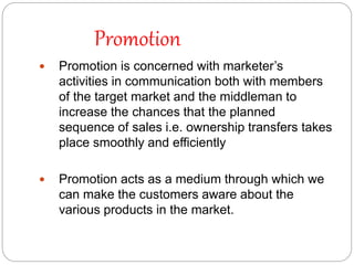 Promotion; meaning, definition, concept, elements, importance and ...