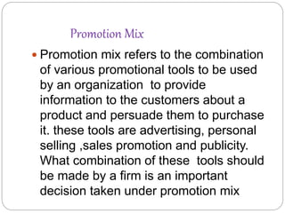 Promotion; meaning, definition, concept, elements, importance and ...