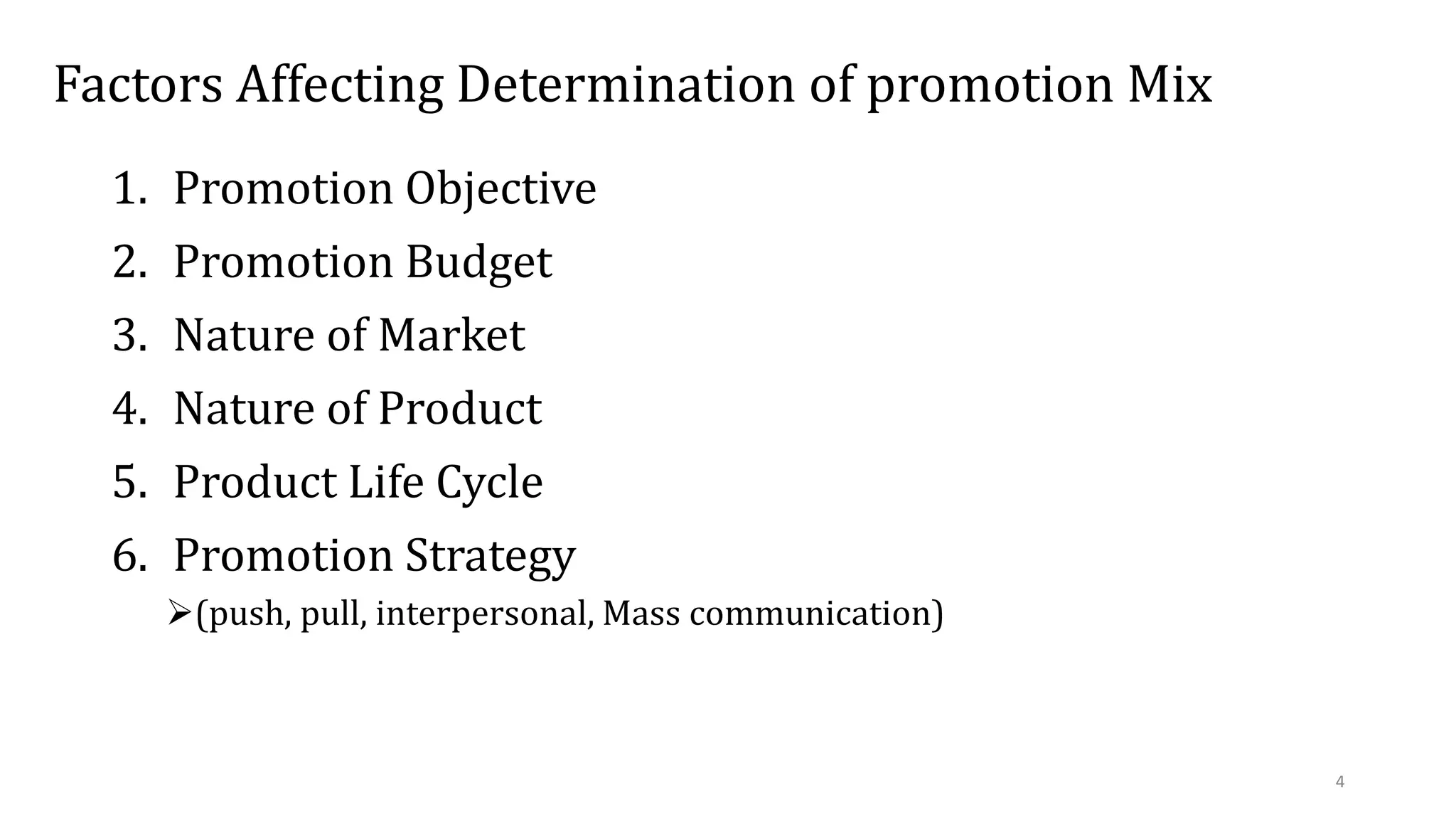 Promotion mix | PPTX