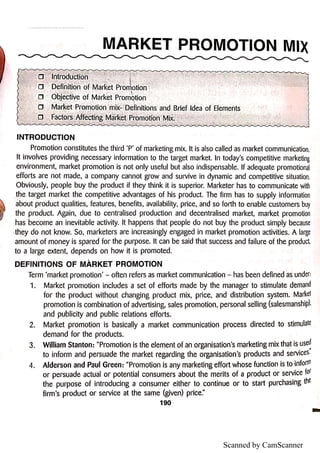 Promotion mix: elements of promotion mix and components of promotion ...