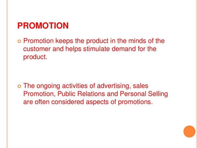 Promotion mix | PPT
