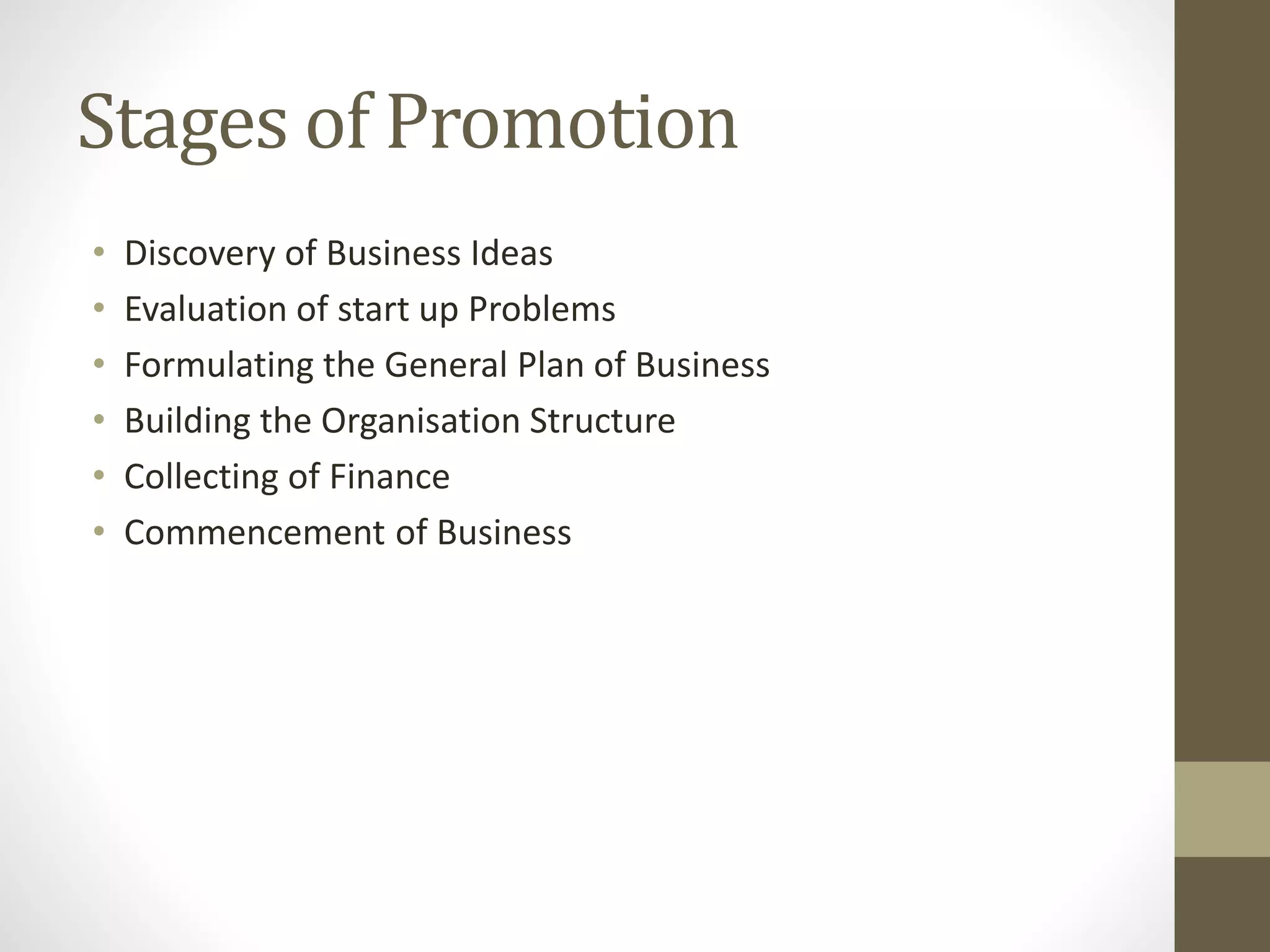 Promotion of a venture opportunity analysis | PPTX