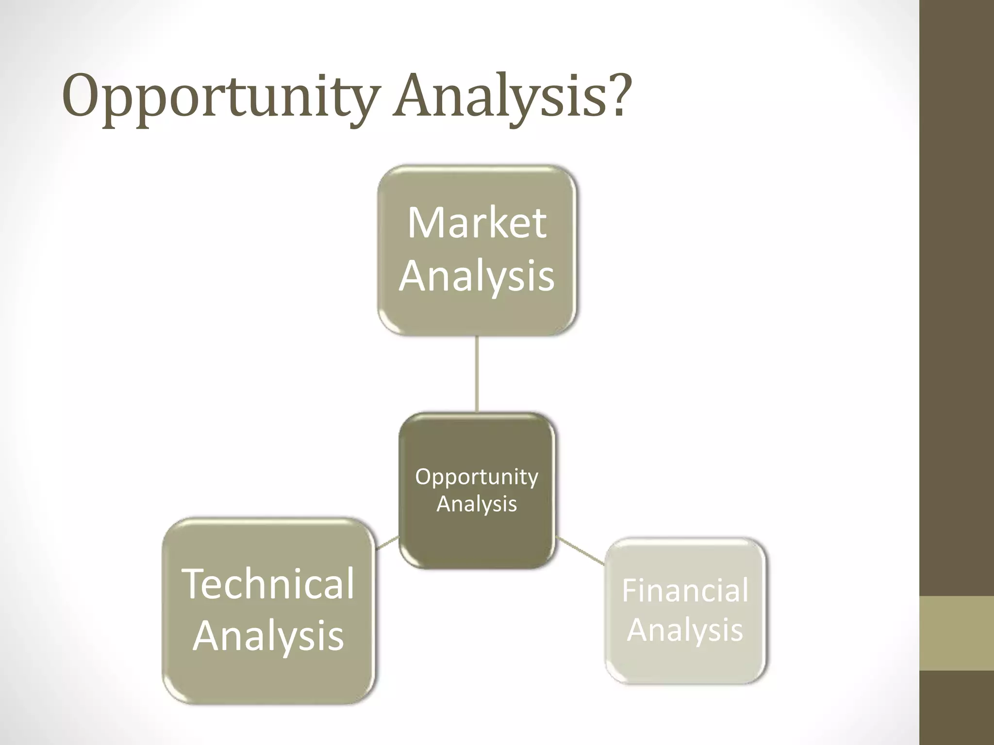 Promotion of a venture opportunity analysis | PPTX