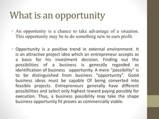 Promotion of a venture opportunity analysis | PPTX