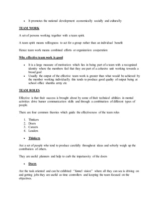 Promotion of life skills | DOCX