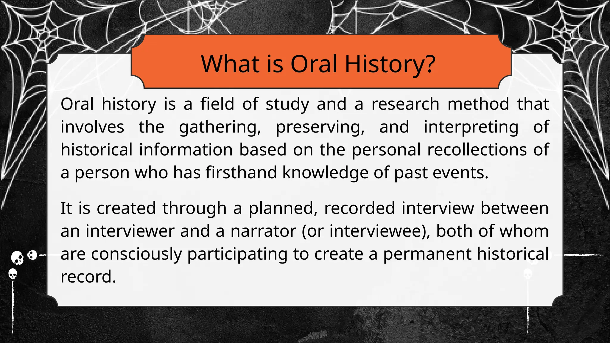Promotion of Local and Oral History.pptx