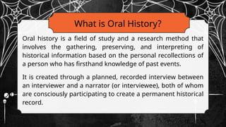 Promotion of Local and Oral History.pptx