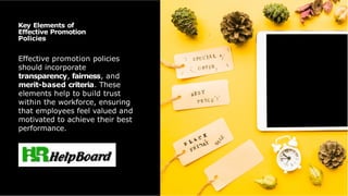 promotion policy , What is Employee Promotion? | PPTX