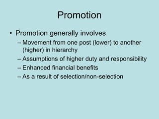 Promotion & Selection in Indian Railways .ppt