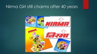 Promotions strategy of nirma | PPTX