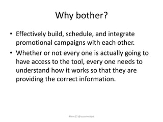 Promotions tracking tool | PDF