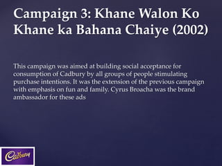 Promotion strategy of cadbury | PPTX