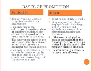 Promotion,transfers and separation | PPT