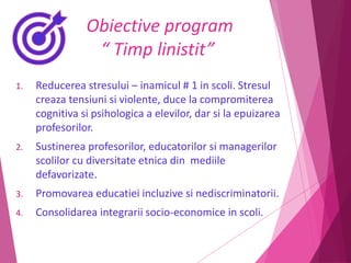 Prezentare program Educatie fara stress | PPTX
