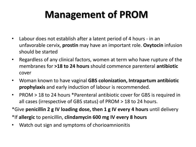PPROM & PROM | PPT