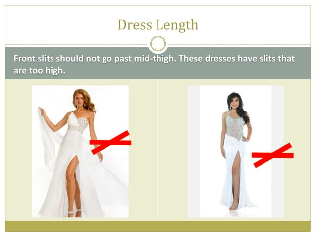 Prom Dress Code Presentation | PPT