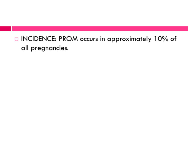 Prom ppt | PDF | Pregnancy | Reproductive Health