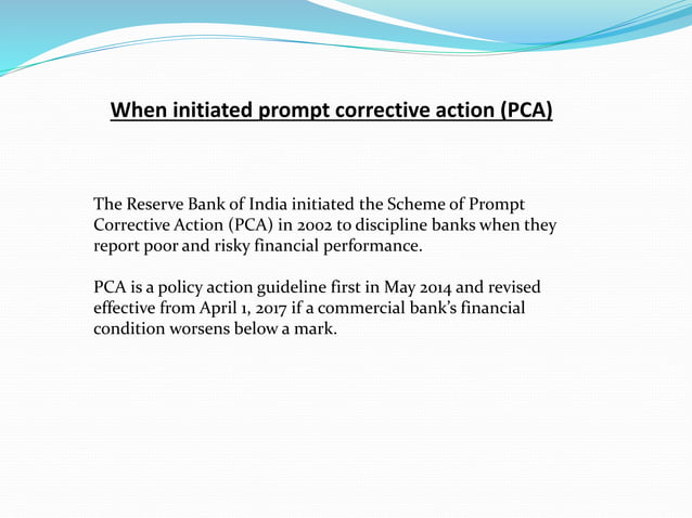 Prompt corrective action (pca) | PPTX