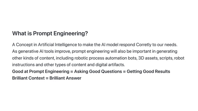 Prompt Engineering | PDF | Technology & Computing