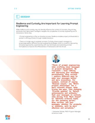 Prompt Engineering Generative AI for Project Manager | PDF