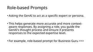 Introduction to Prompts and Prompt Engineering | PPTX