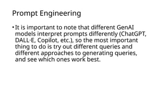 Introduction to Prompts and Prompt Engineering | PPTX