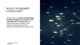Learn Prompt Engineering Basics chatgpt llms guide | PPTX