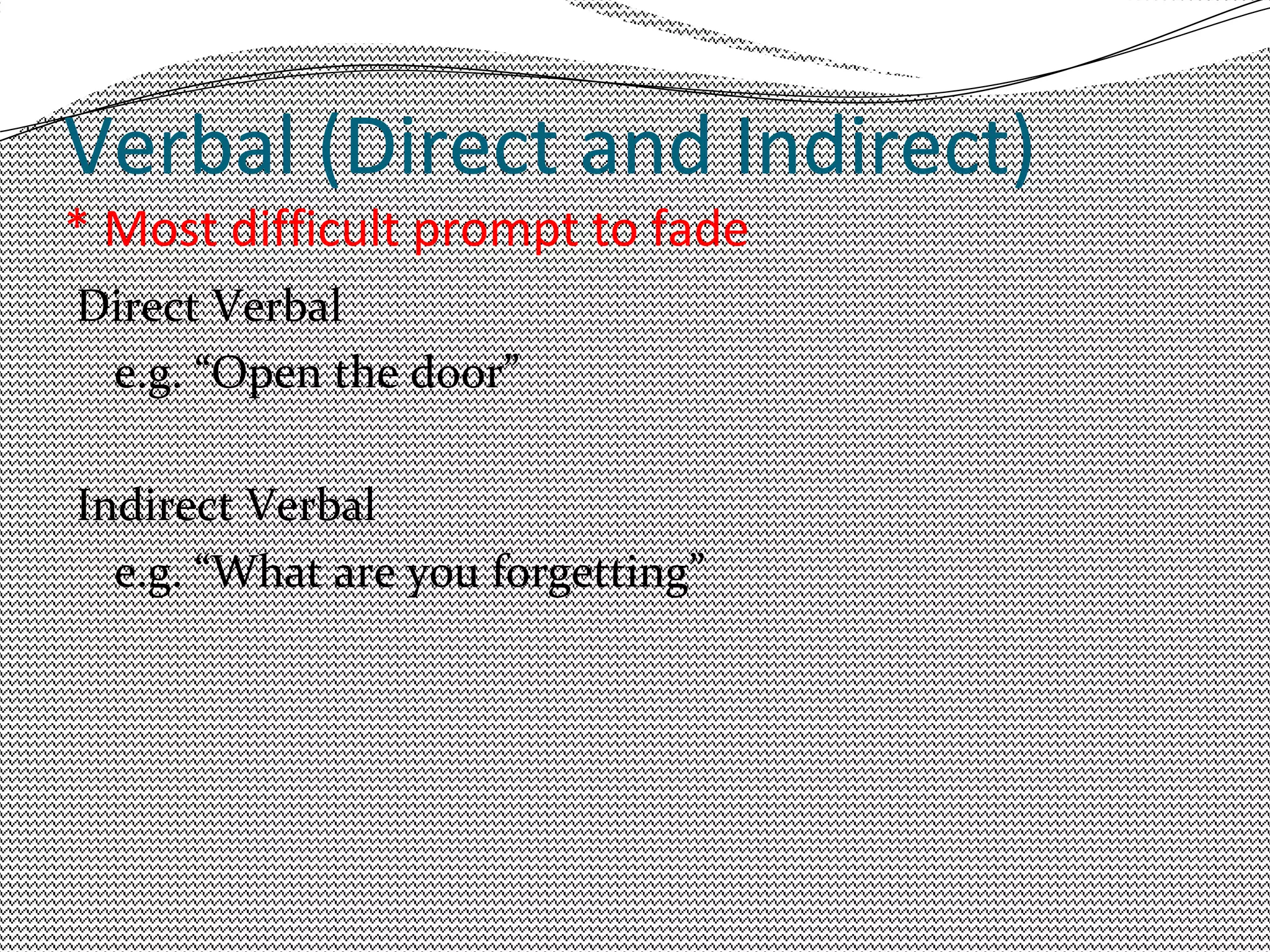 Prompting and Independence ASD | PPT