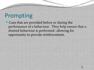 Prompting and Independence ASD | PPT