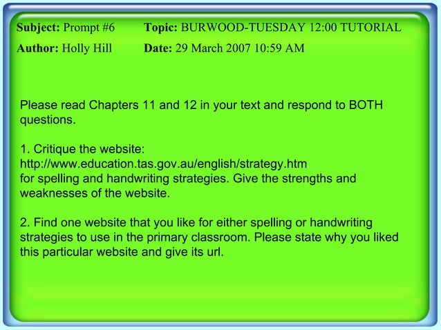 Prompts Powerpoint | PPT