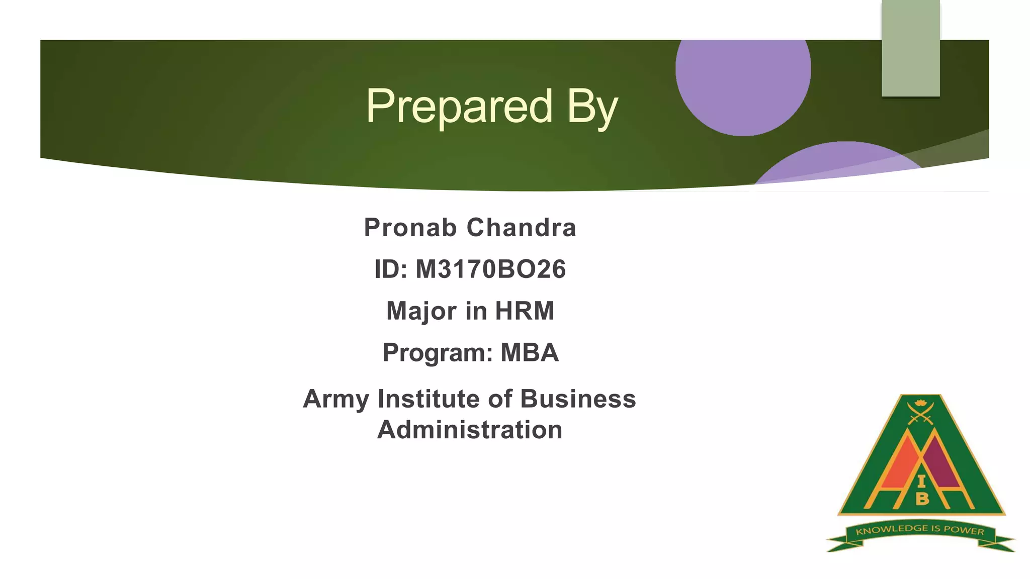Pronab presentation rrf | PPT