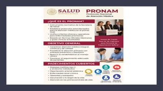 PRONAM protocolo de atencion medica en primer nivel | PPTX