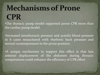 Prone cpcr | PPTX | First Aid | Injuries