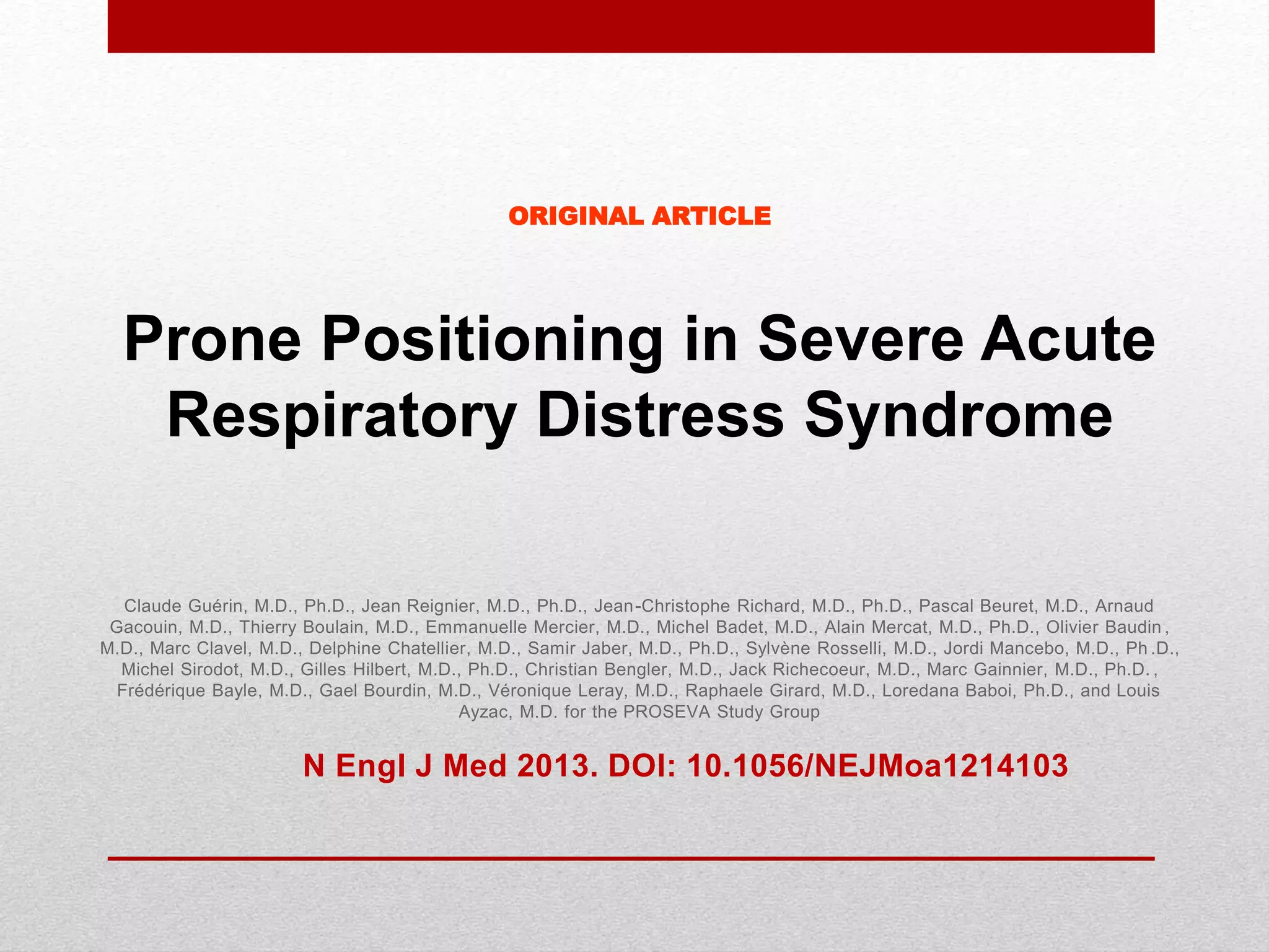 Prone position | PPTX