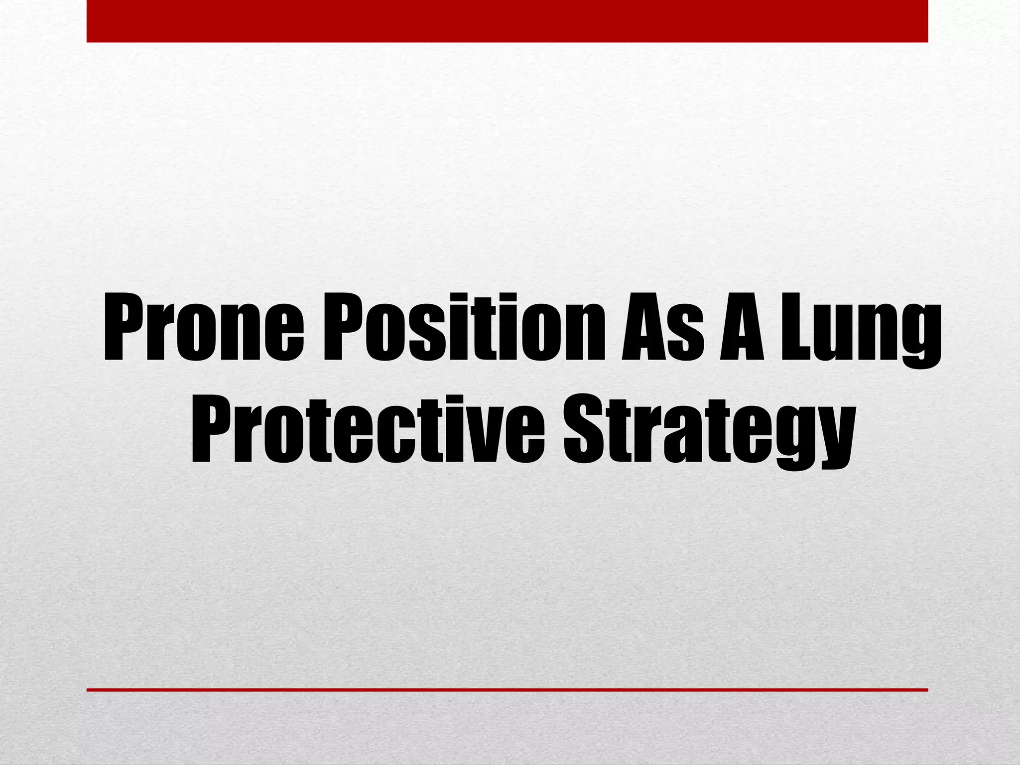 Prone position | PPTX