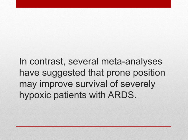 Prone position | PPTX | Lung and Respiratory Health | Diseases and ...