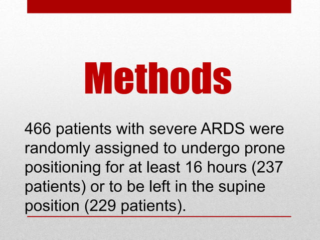 Prone position | PPTX | Lung and Respiratory Health | Diseases and ...
