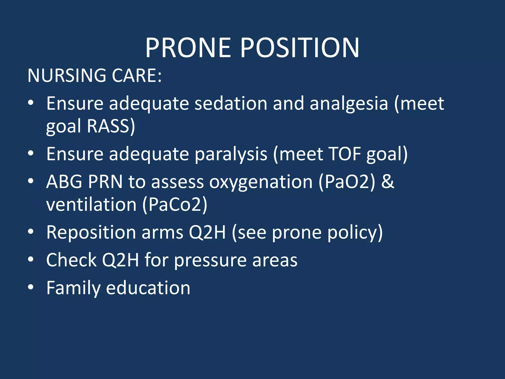 Prone Position | PPTX