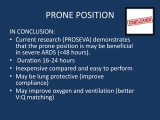 Prone Position Ards
