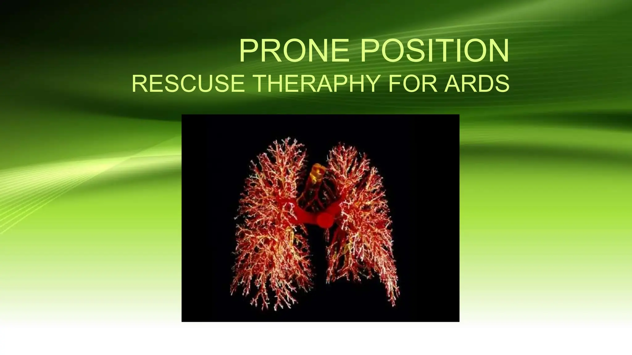 PRONE POSITION ventilation in critical care | PPTX