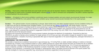 PRONE POSITION ventilation in critical care | PPTX