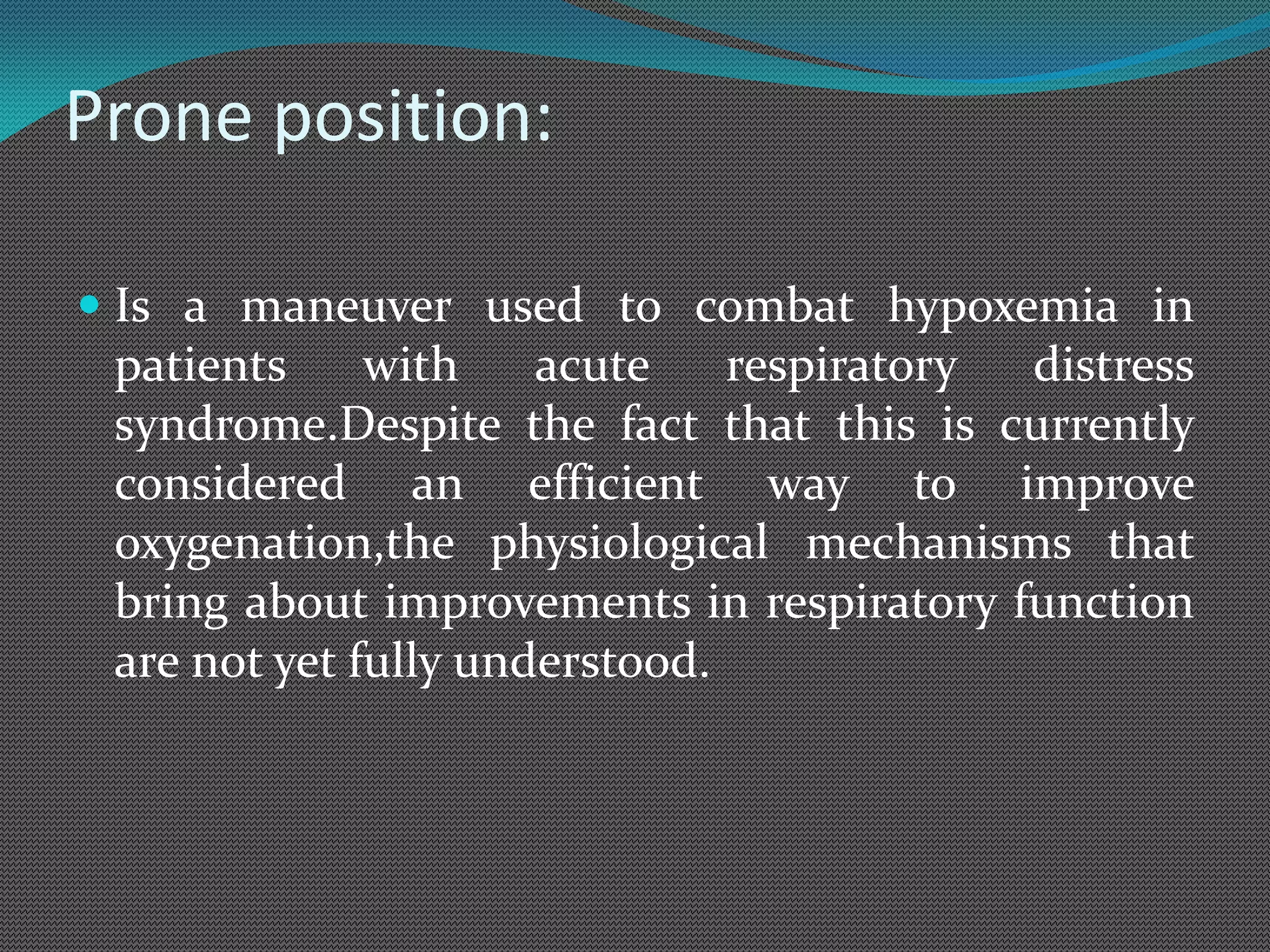 Prone positioning new | PDF