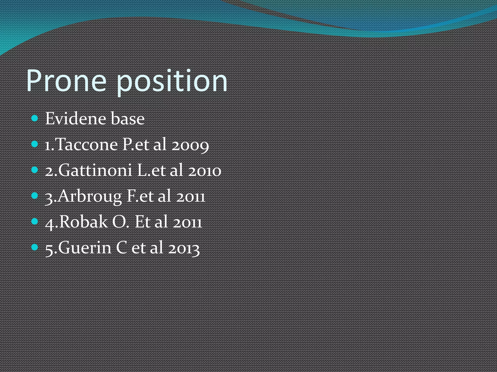 Prone positioning new | PDF