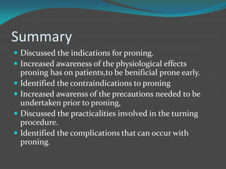 Prone positioning new | PDF