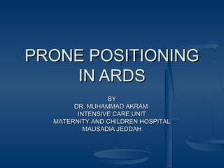 Prone Position Ards