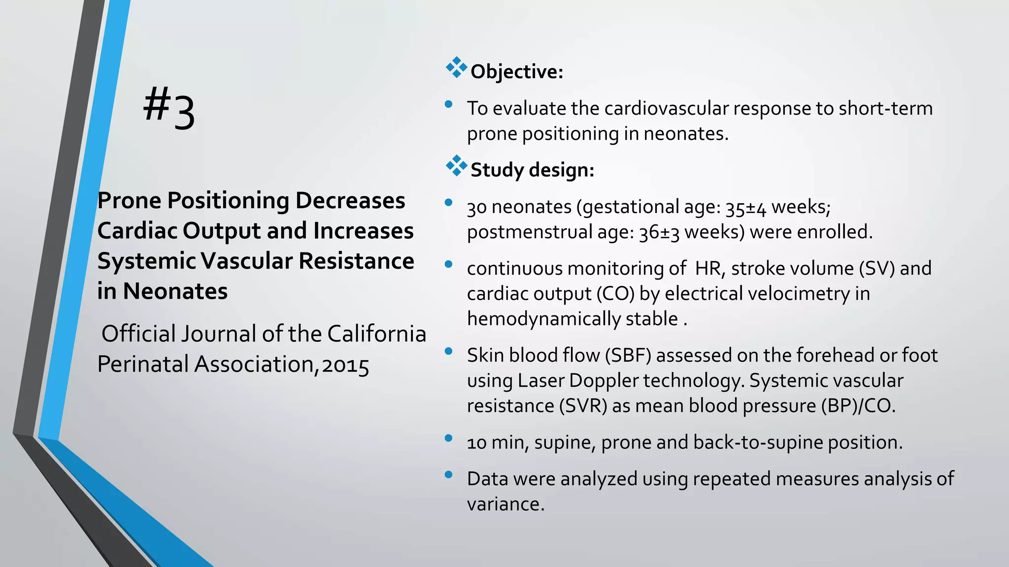 Evidences about Prone position in neonate | PPTX