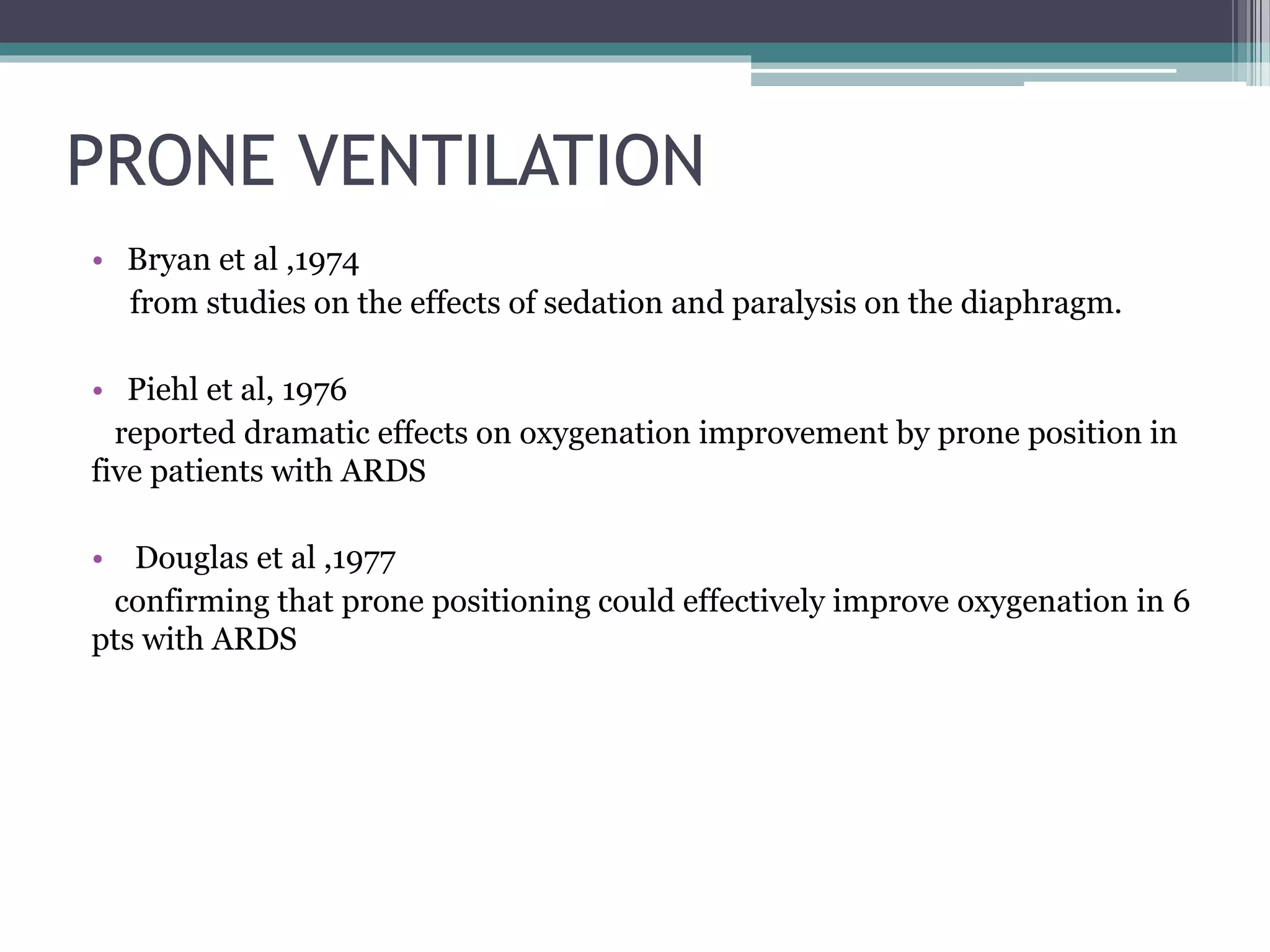 Prone ventilation | PPTX